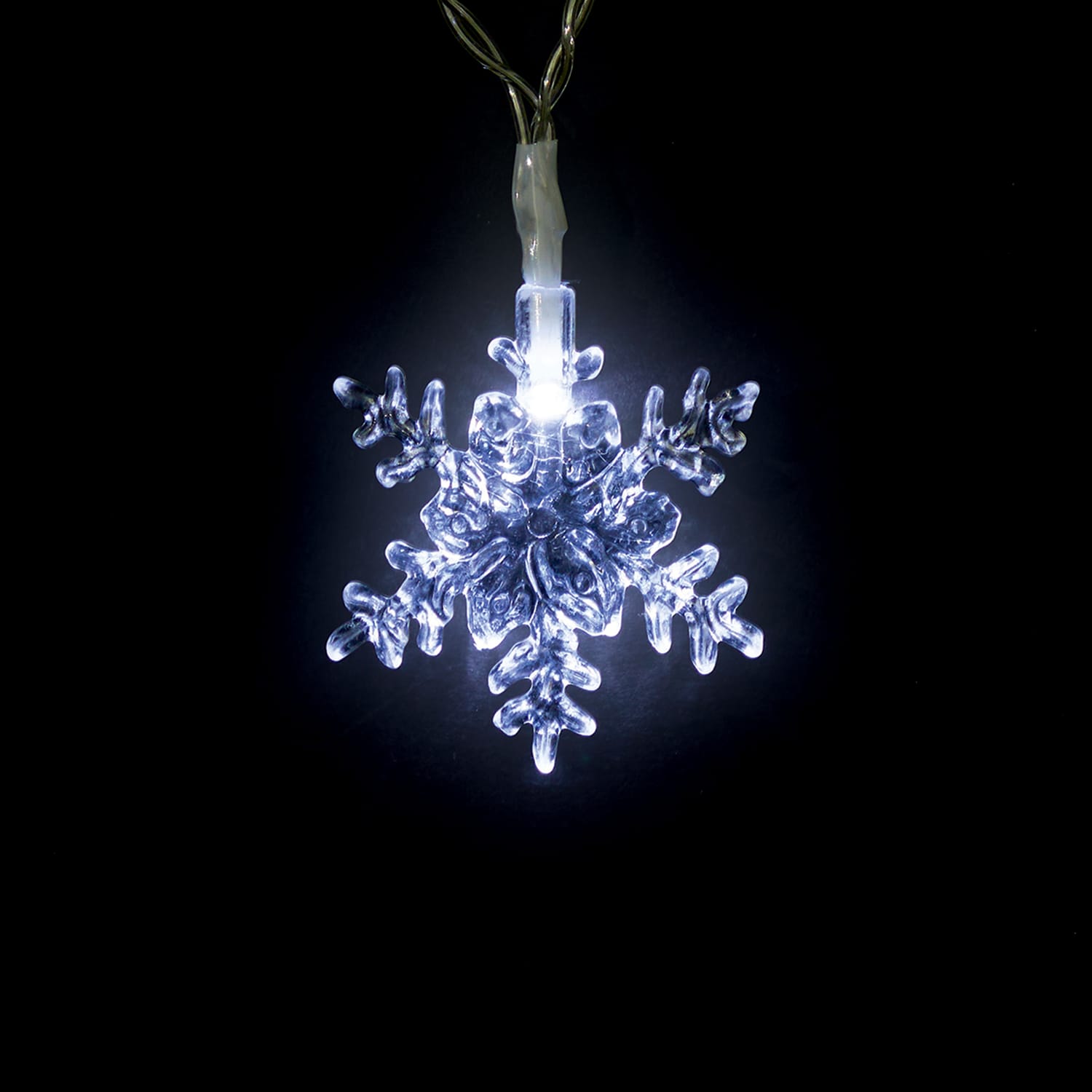 Prestige LED Cool White 10 Christmas String Lights - Snowflake | Home ...