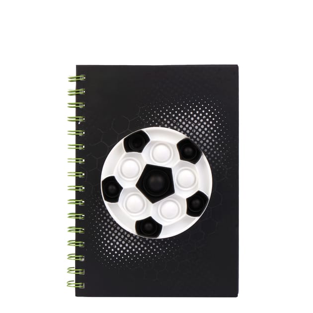 Scribble Pop Shop A5 Fidget Football Notebook | Home Bargains
