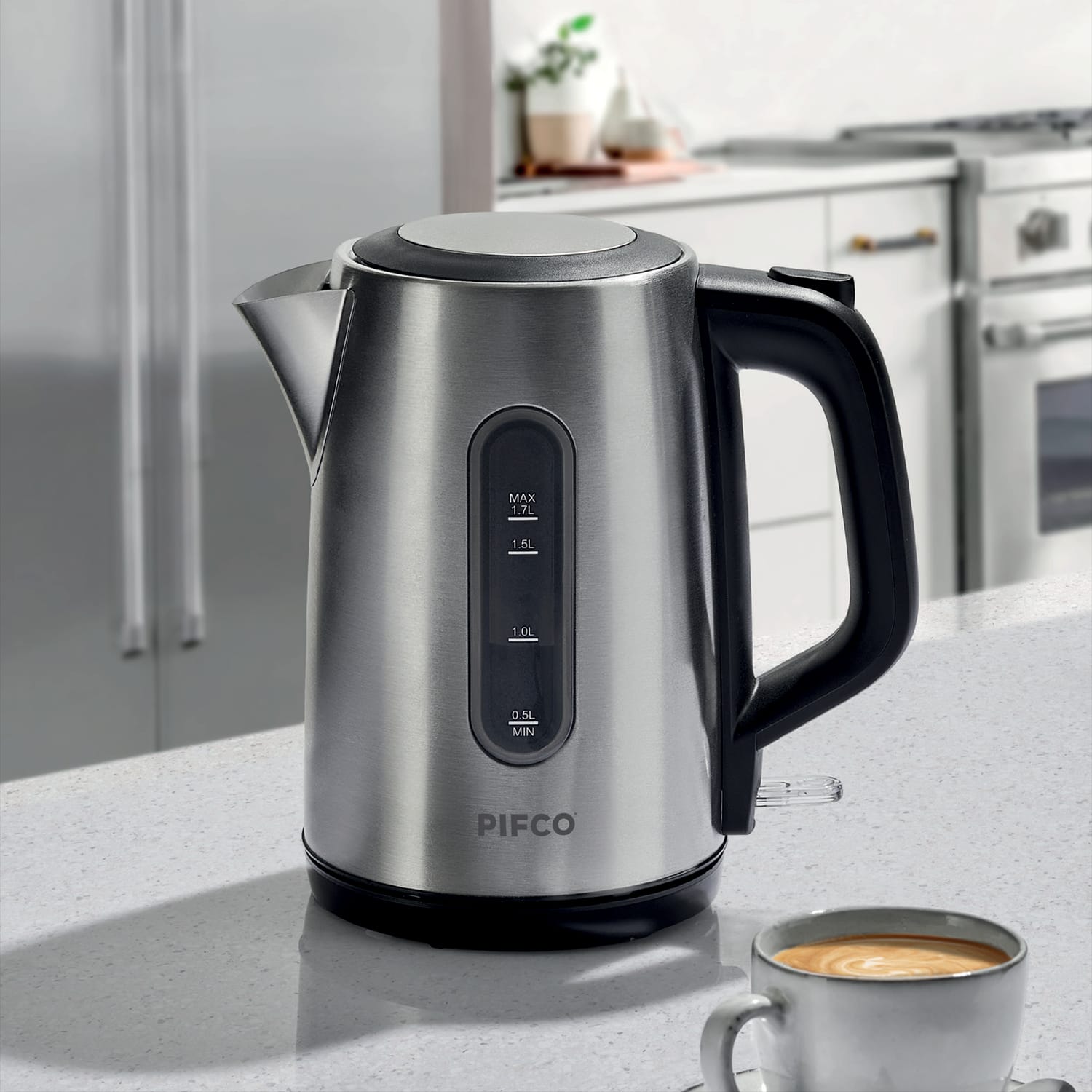 Pifco Cordless Kettle 1.7l - Stainless Steel | Home Bargains