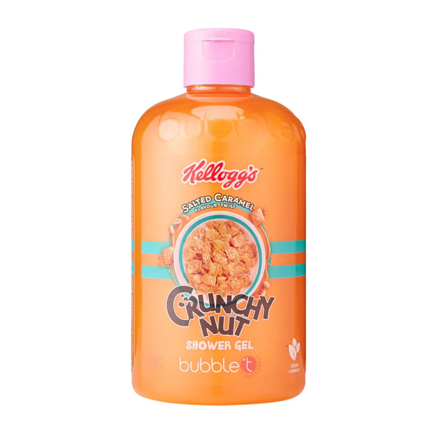 Bubble T Crunchy Nut Shower Gel 500ml - Salted Caramel | Home Bargains