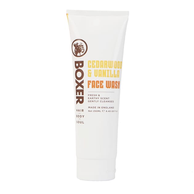 Boxer Cedarwood & Vanilla Face Wash 250ml | Home Bargains
