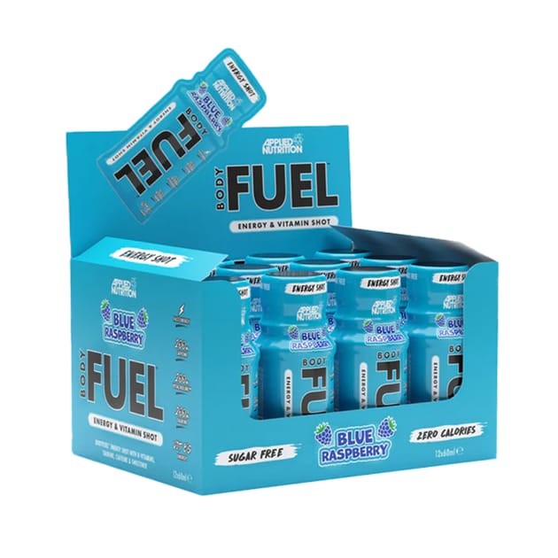 BodyFuel Energy Shot 60ml - Blue Raspberry x12 | Home Bargains