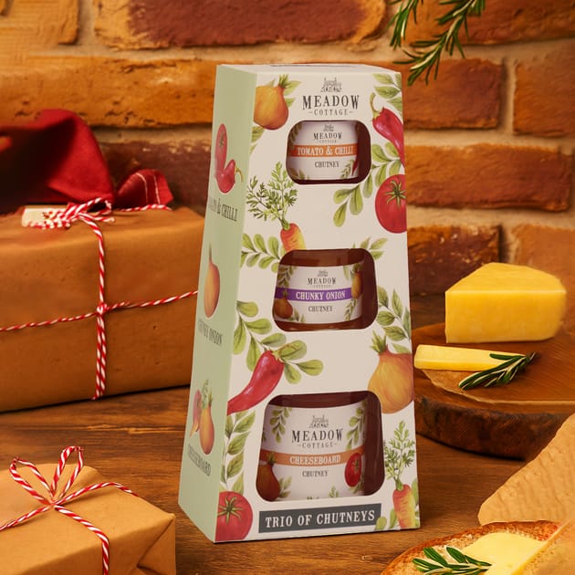 Meadow Cottage Trio Of Chutneys 325g | Home Bargains