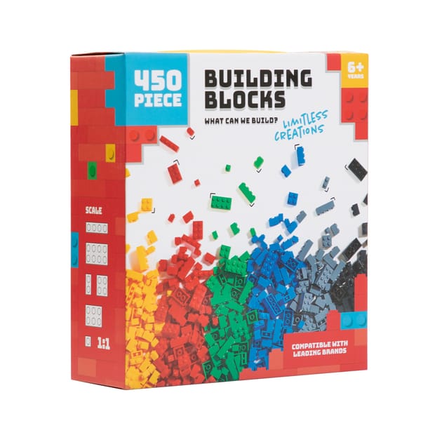 Building Blocks 450 Piece Building Block Set | Home Bargains