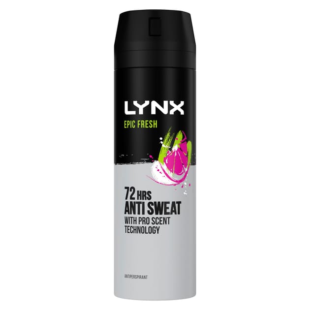 Lynx Antiperspirant Deodorant 200ml - Epic Fresh | Home Bargains