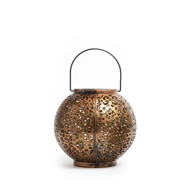 Firefly Round Lantern Solar Light | Home Bargains