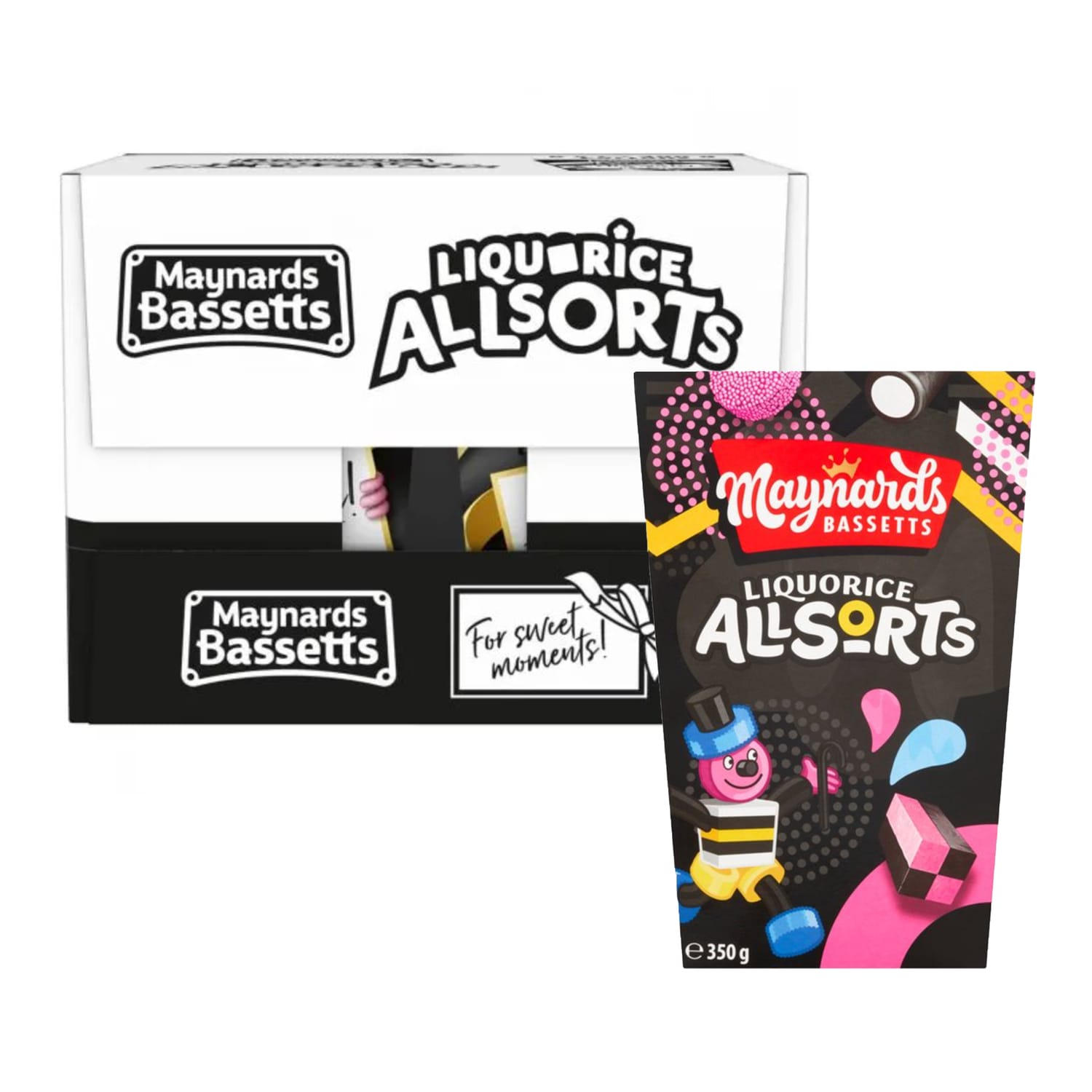 Maynards Liquorice Allsorts 350g x6 | Home Bargains