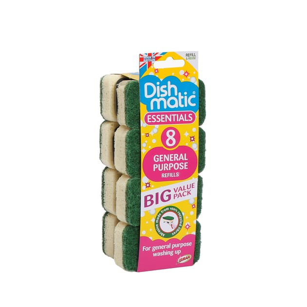 Dishmatic General Purpose Refill 8 Pack | Home Bargains