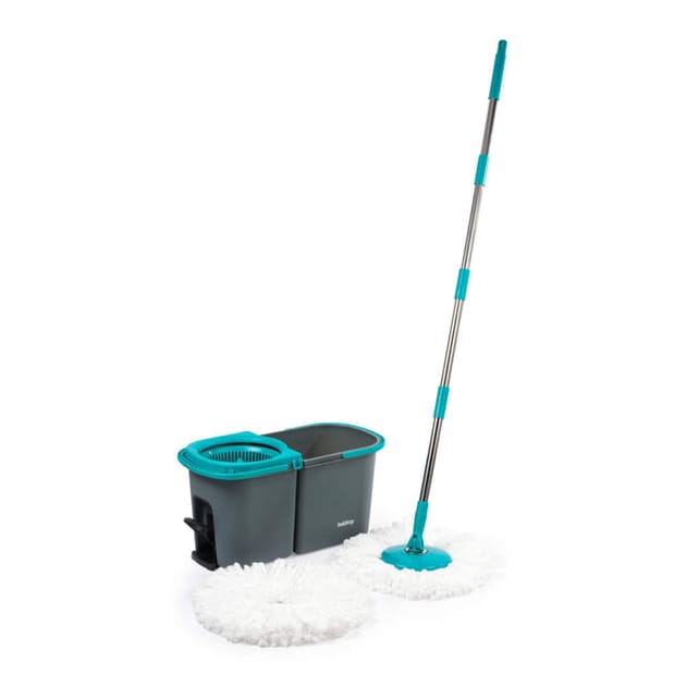 Beldray Antibac Spin Mop with Dual Bucket | Home Bargains