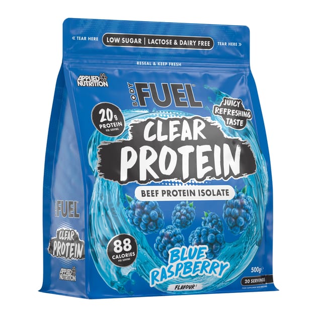BodyFuel Clear Beef Protein Isolate 500g - Blue Raspberry | Home Bargains
