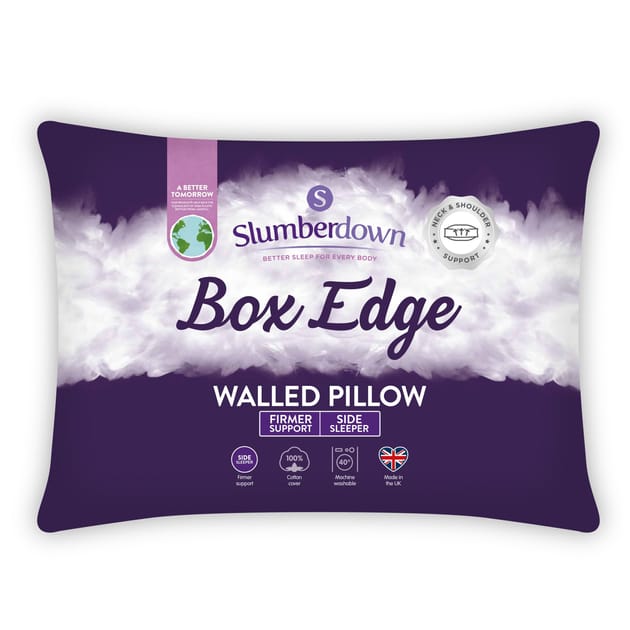 Slumberdown Box Edge Pillow | Home Bargains