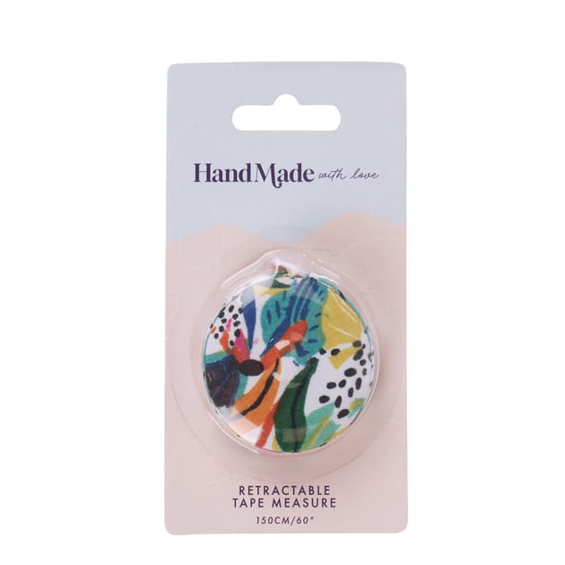 Hand Made With Love Retractable Tape Measure Assorted | Home Bargains