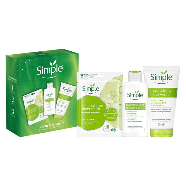 Simple Clean & Fresh Regime Collection Gift Set | Home Bargains