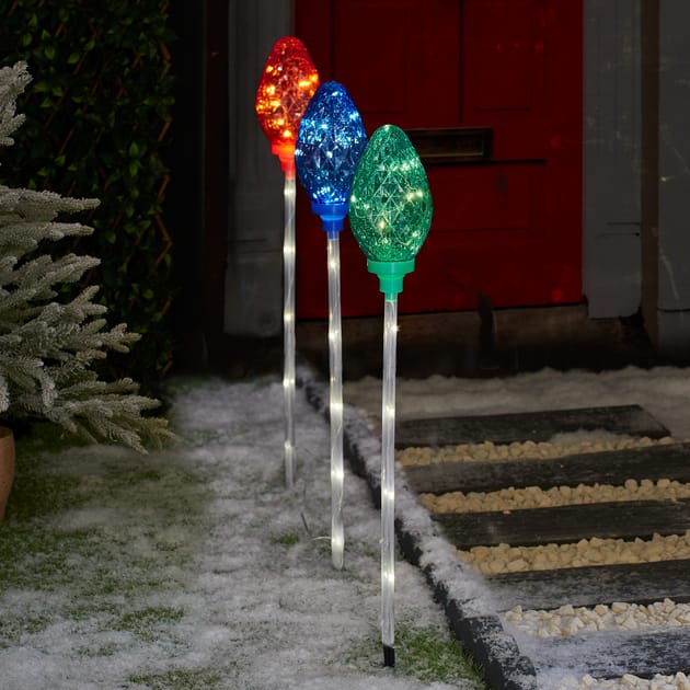 Prestige LED Large Stake Lights | Home Bargains