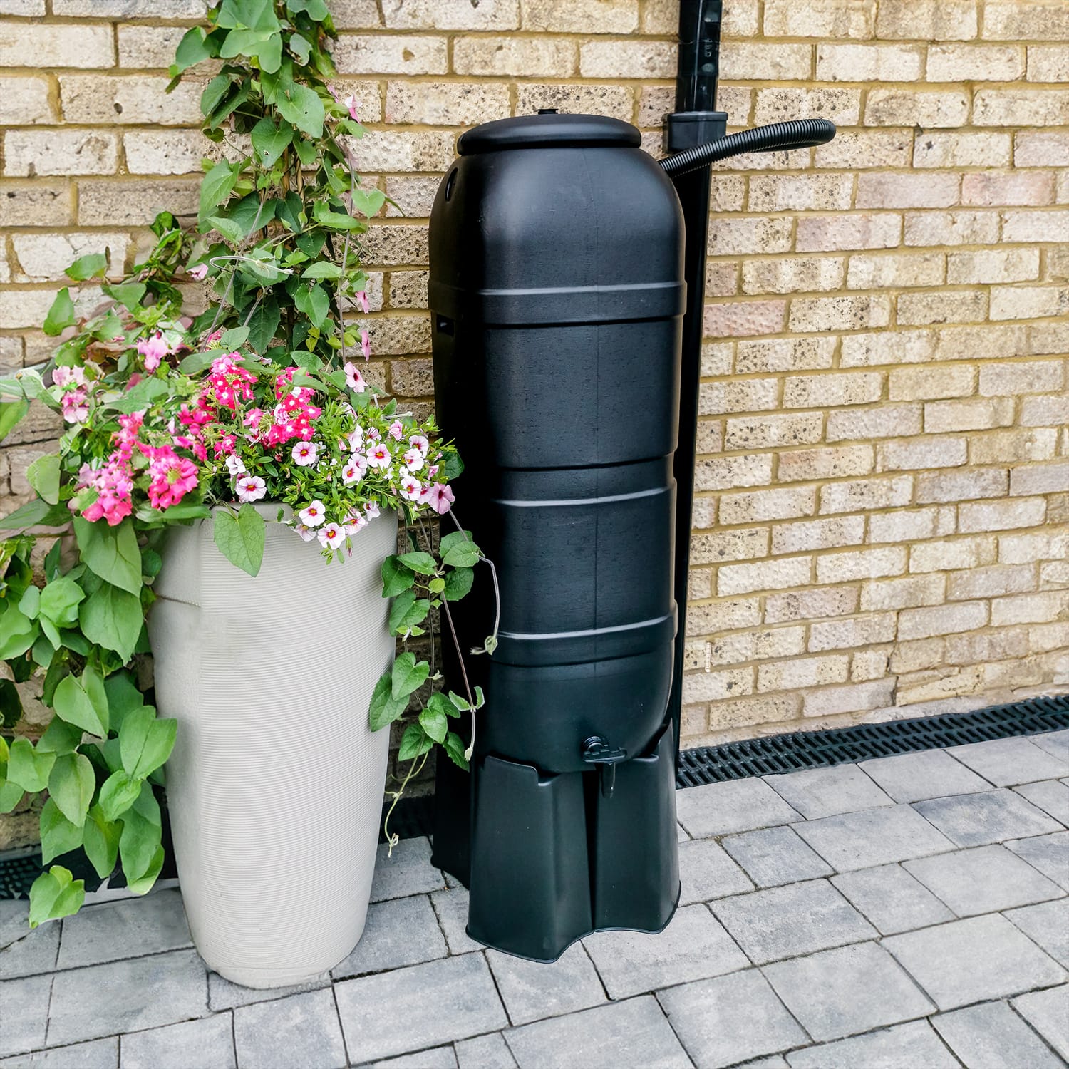 Strata Slimline Water Butt Set 100l | Home Bargains