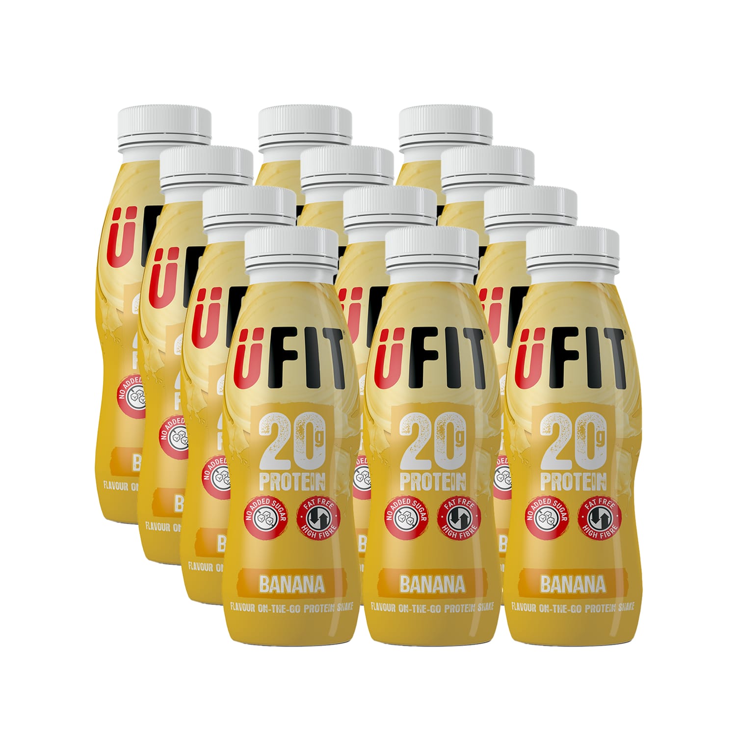 Ufit Banana Protein Shake 250g x12 | Home Bargains