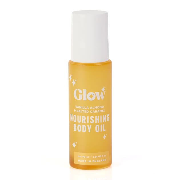 Glow Nourishing Body Oil 90ml - Vanilla Almond & Salted Caramel | Home ...