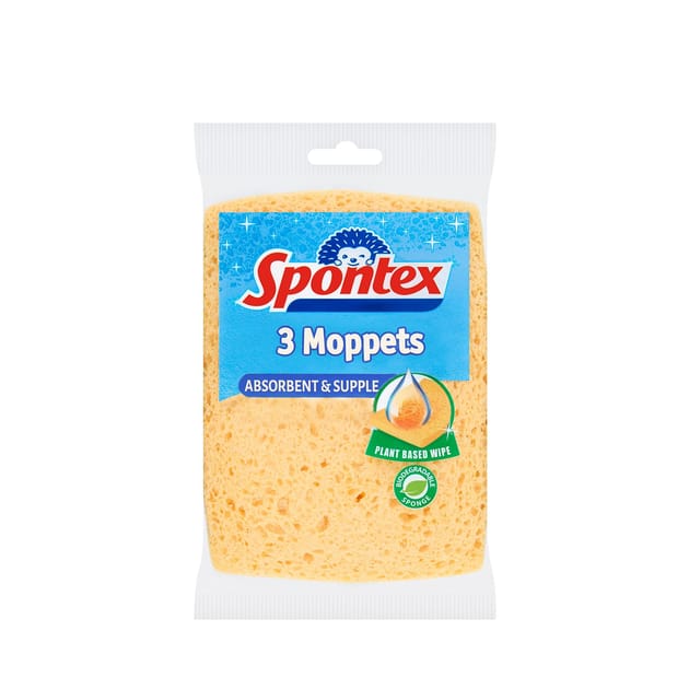 Spontex Moppets 3 Pack | Home Bargains