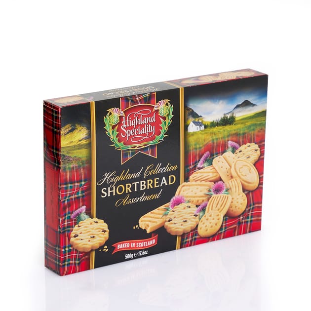 Highland Speciality Highland Collection Shortbread Assortment 500g ...