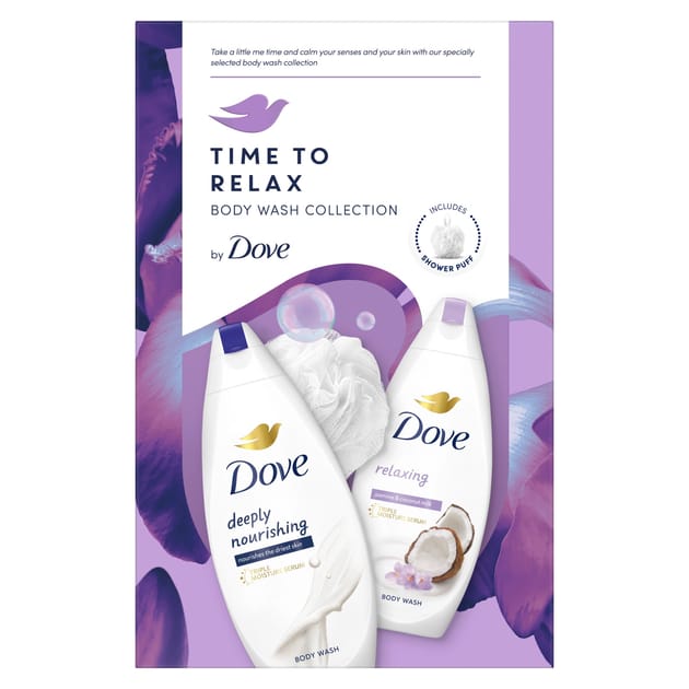 Dove Time to Relax Body Wash Collection Gift Set | Home Bargains