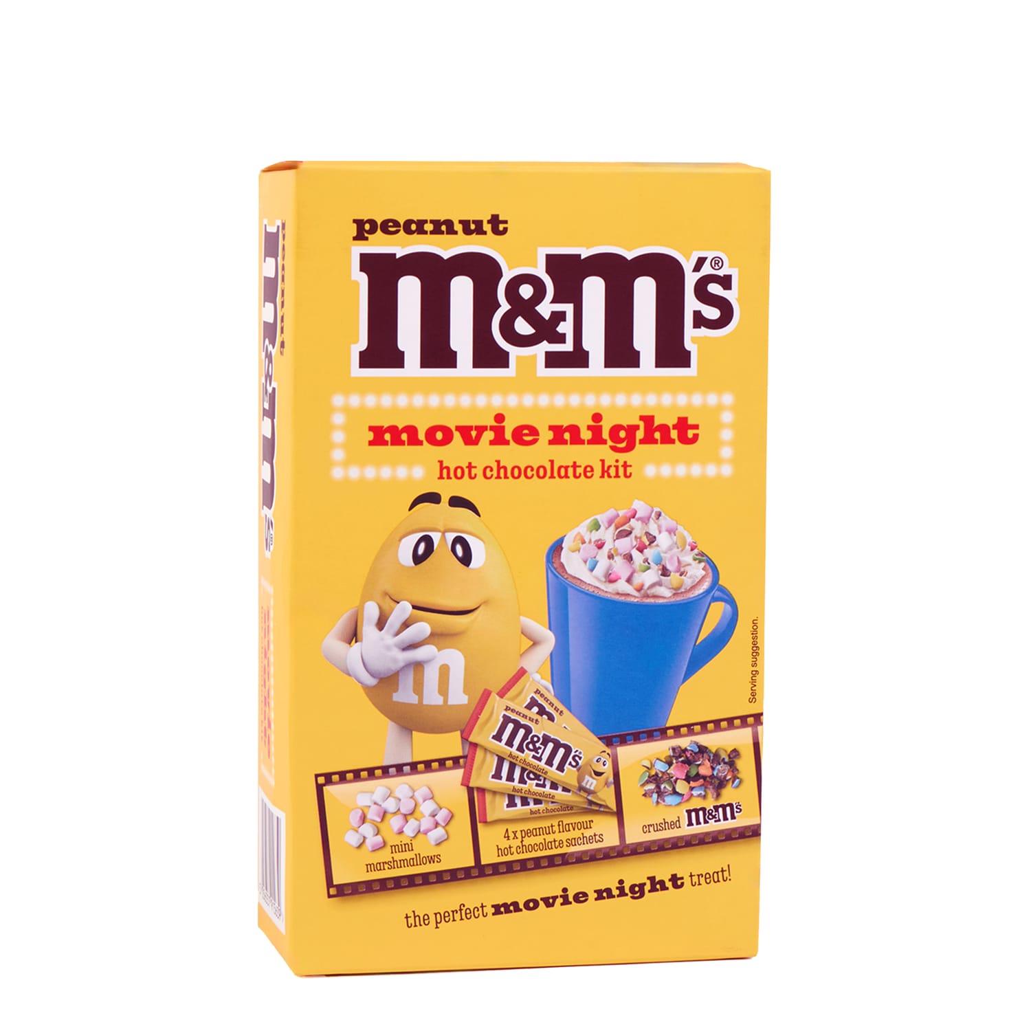 M&M's Movie Night Hot Chocolate Kit 136g - Peanut | Home Bargains