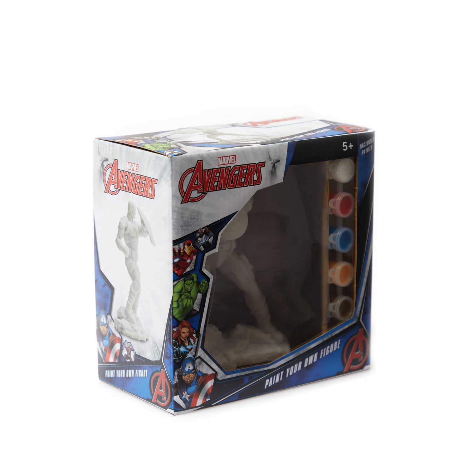 Marvel Avengers Paint Your Own Figure - Capitan America | Home Bargains