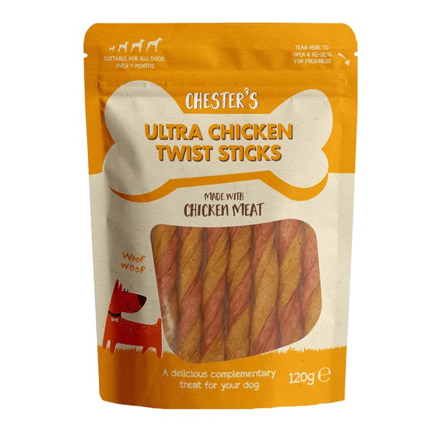 Chester's Ultra Chicken Twist Sticks 120g | Home Bargains