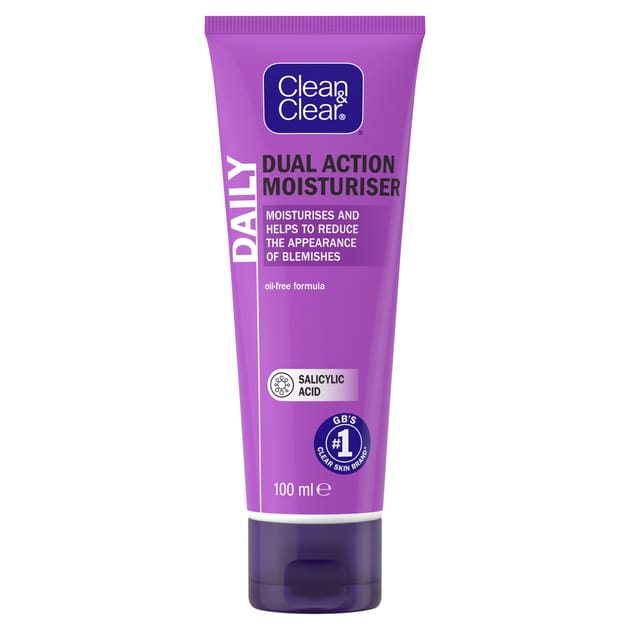 Clean & Clear Dual Action Moisturiser 100ml | Home Bargains