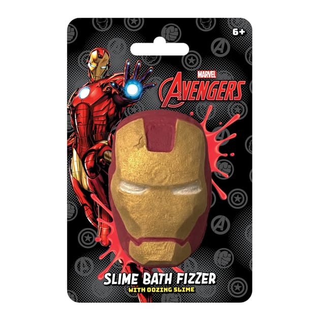 Marvel Avengers Slime Bath Fizzer 150g - Iron Man | Home Bargains