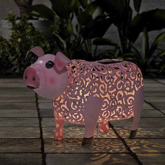 Firefly Metal Solar Light Animal | Home Bargains