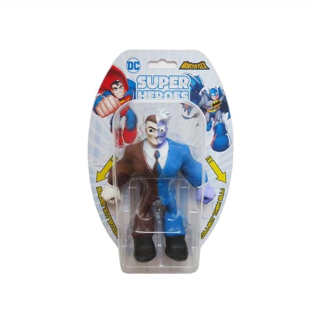 DC Super Stretchy Character Toys - Two-Face | Home Bargains