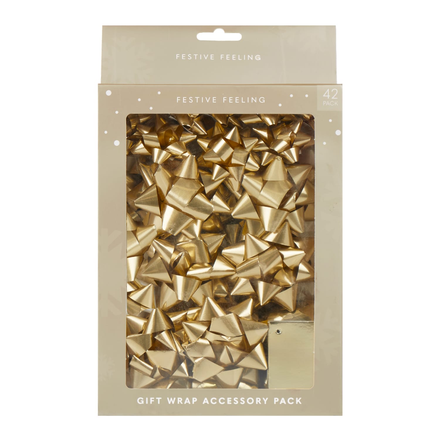 Festive Feeling Gift Wrap Accessory 42 Pack | Home Bargains