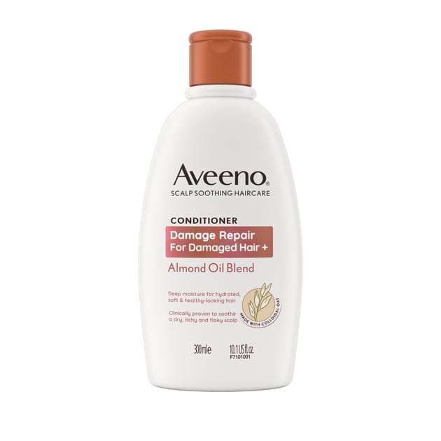Aveeno Haircare Damage Repair + Almond Oil Blend Conditioner 300ml ...