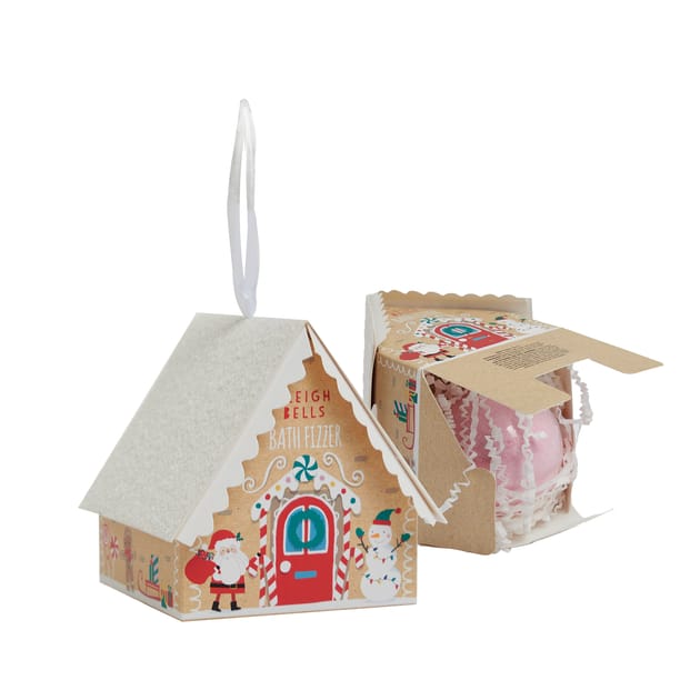 Sleigh Bells Gingerbread Bath Fizzer 180g x2 | Home Bargains