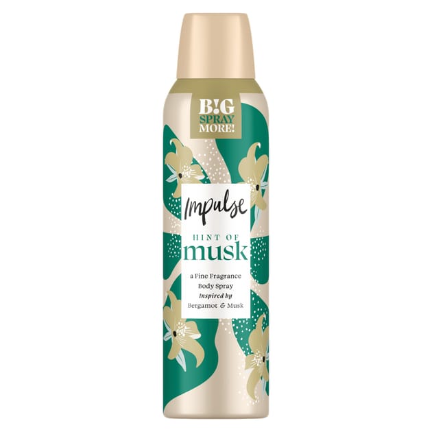Impulse Body Spray Hint Of Musk 150 ml | Home Bargains