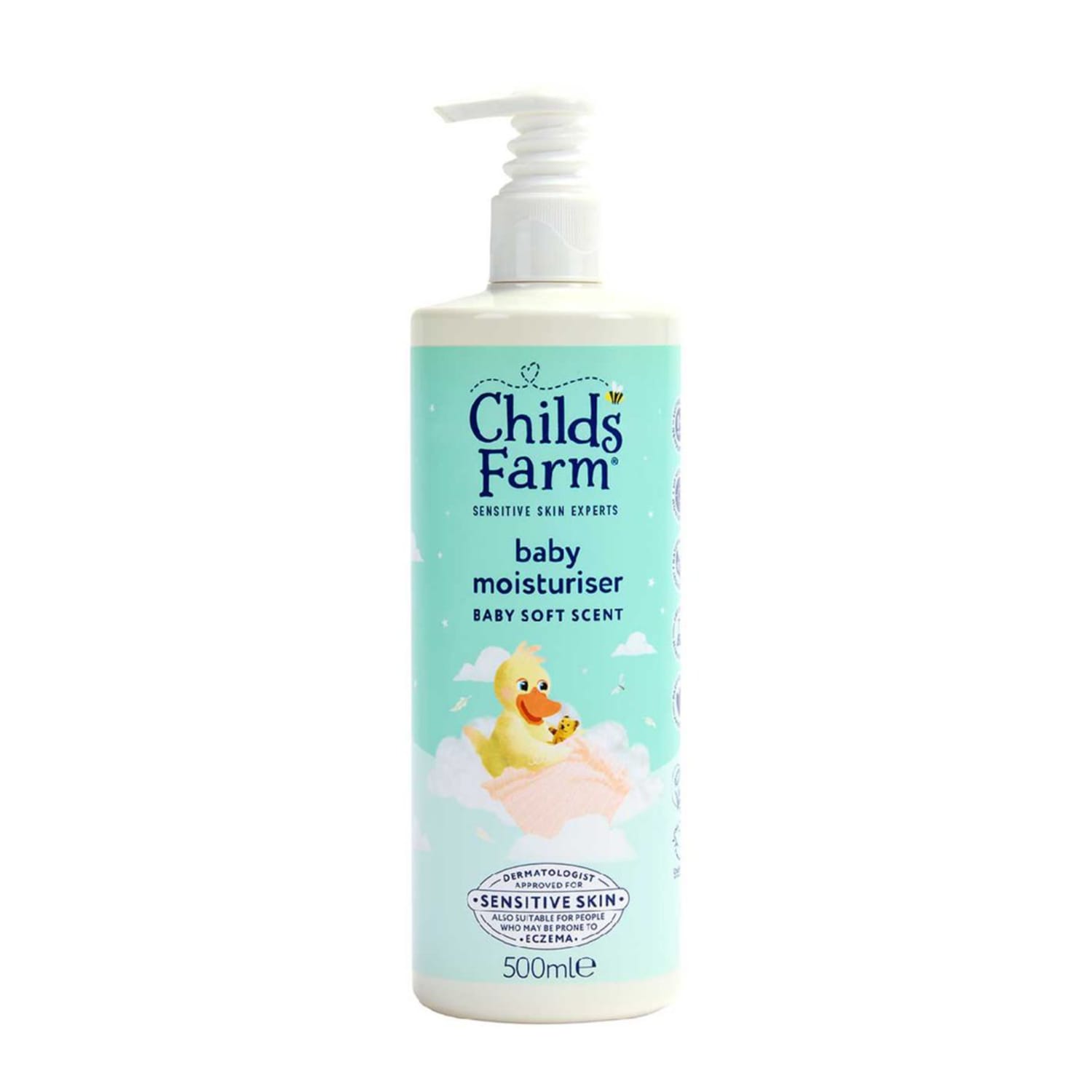 Childs Farm Baby Moisturiser Baby Soft Scent 500ml | Home Bargains