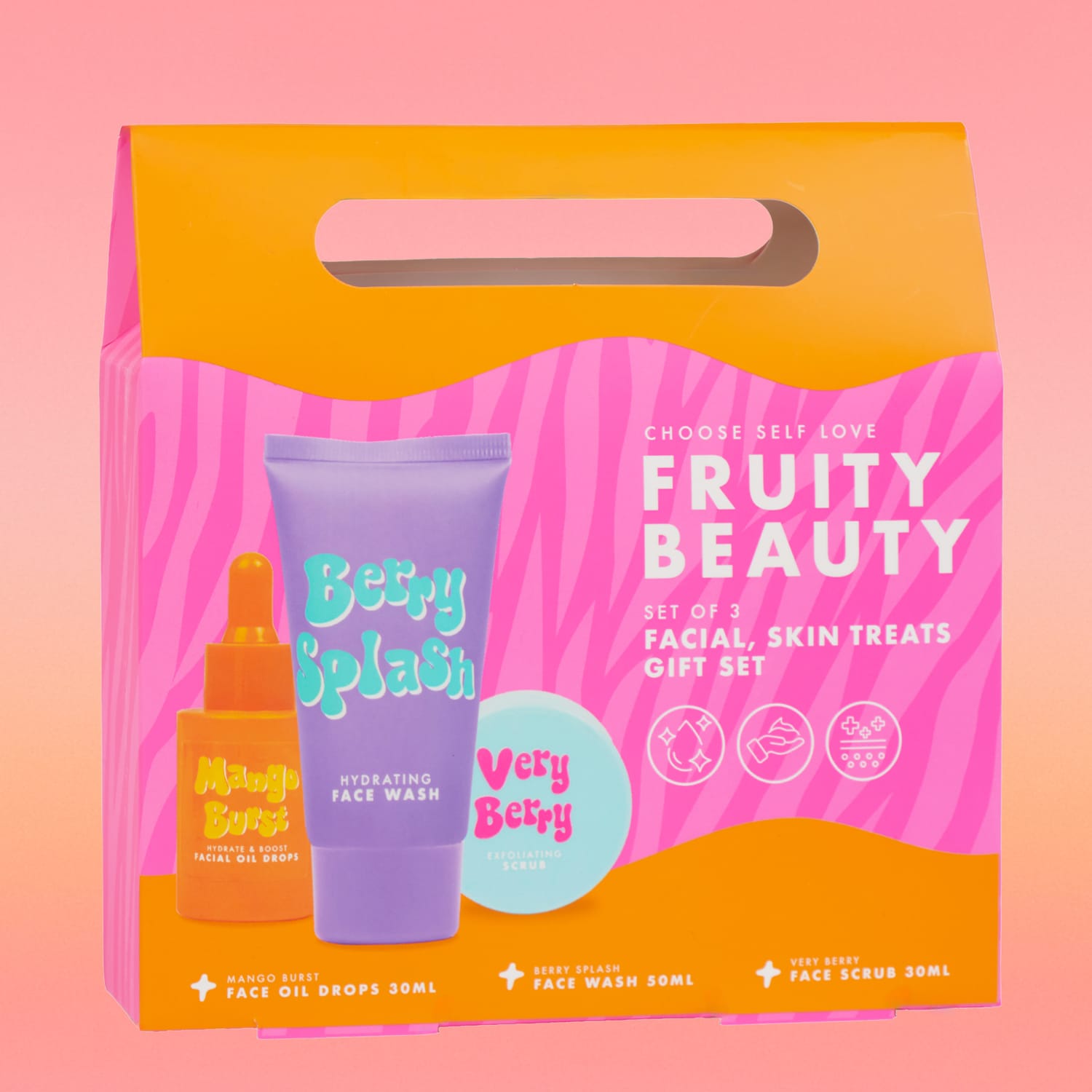 Fruity Beauty Face Trio Gift Set | Home Bargains