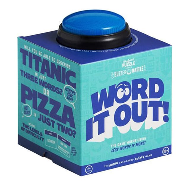 Professor Puzzle Buzzer Battle Game - Word It Out | Home Bargains