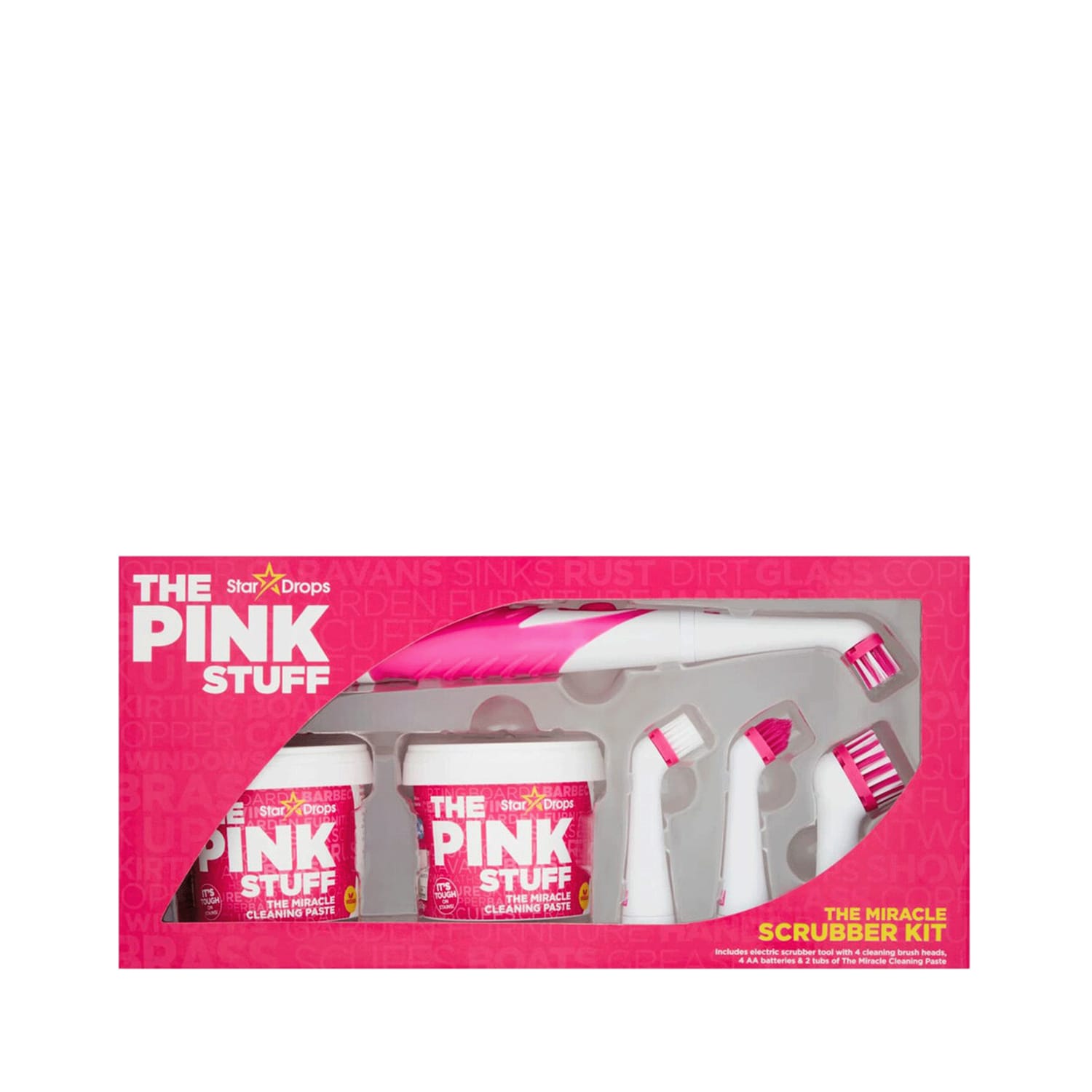 Stardrops The Pink Stuff The Miracle Scrubber Kit | Home Bargains