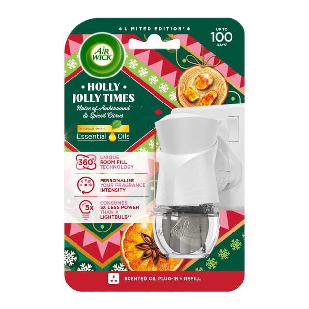 Air Wick Electrical Plug In 19ml - Holly Jolly Times | Home Bargains
