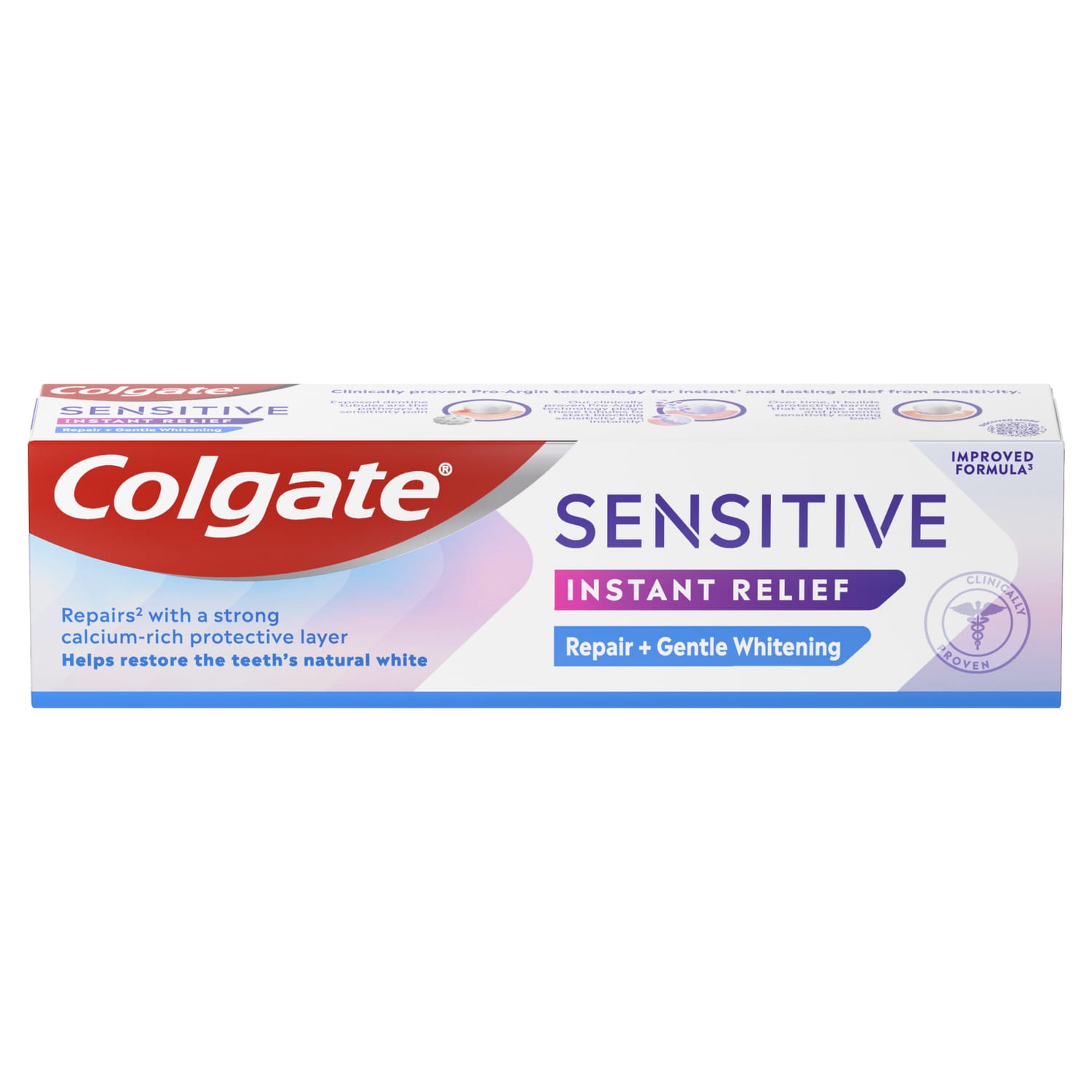 Colgate Sensitive Instant Relief Repair + Gentle Whitening Toothpaste ...