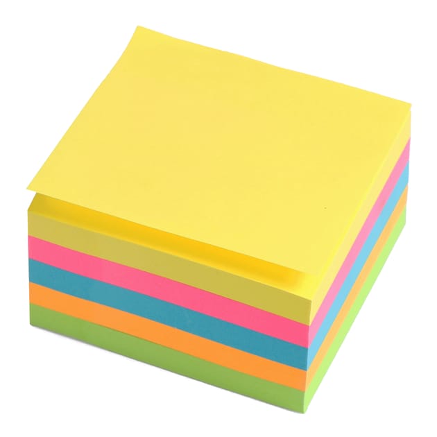 Stationery Store Sticky Note Block | Home Bargains