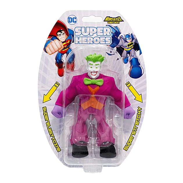 DC Super Stretchy Character Toys - Joker (Pink&Purple) | Home Bargains