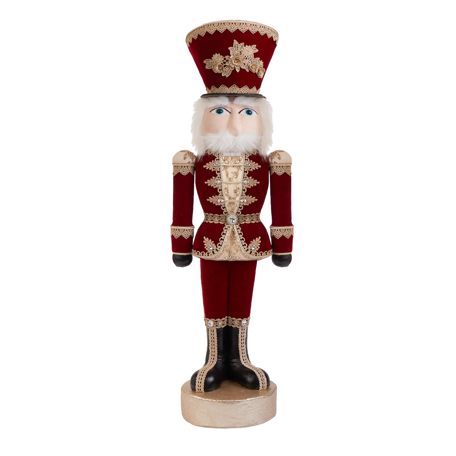 Elegance Large Plush Nutcracker Decoration | Home Bargains