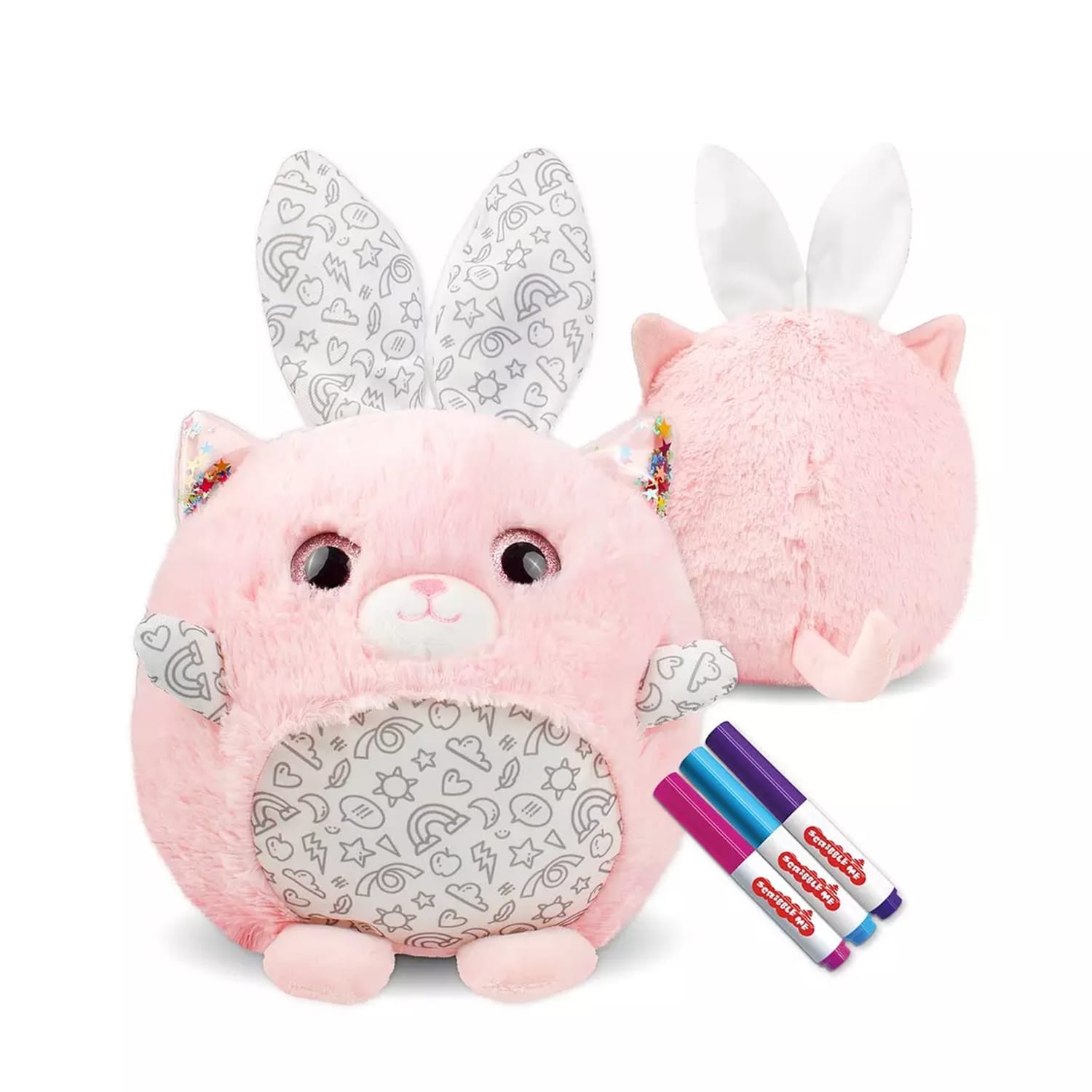 Scribble Me Doodle Furry Plush | Home Bargains