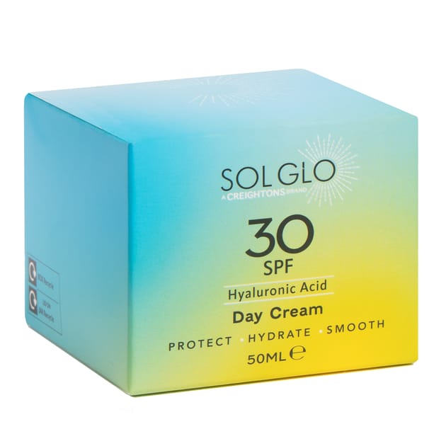 Sol Glo Hyaluronic Acid Day Cream 50ml - SPF 30 | Home Bargains