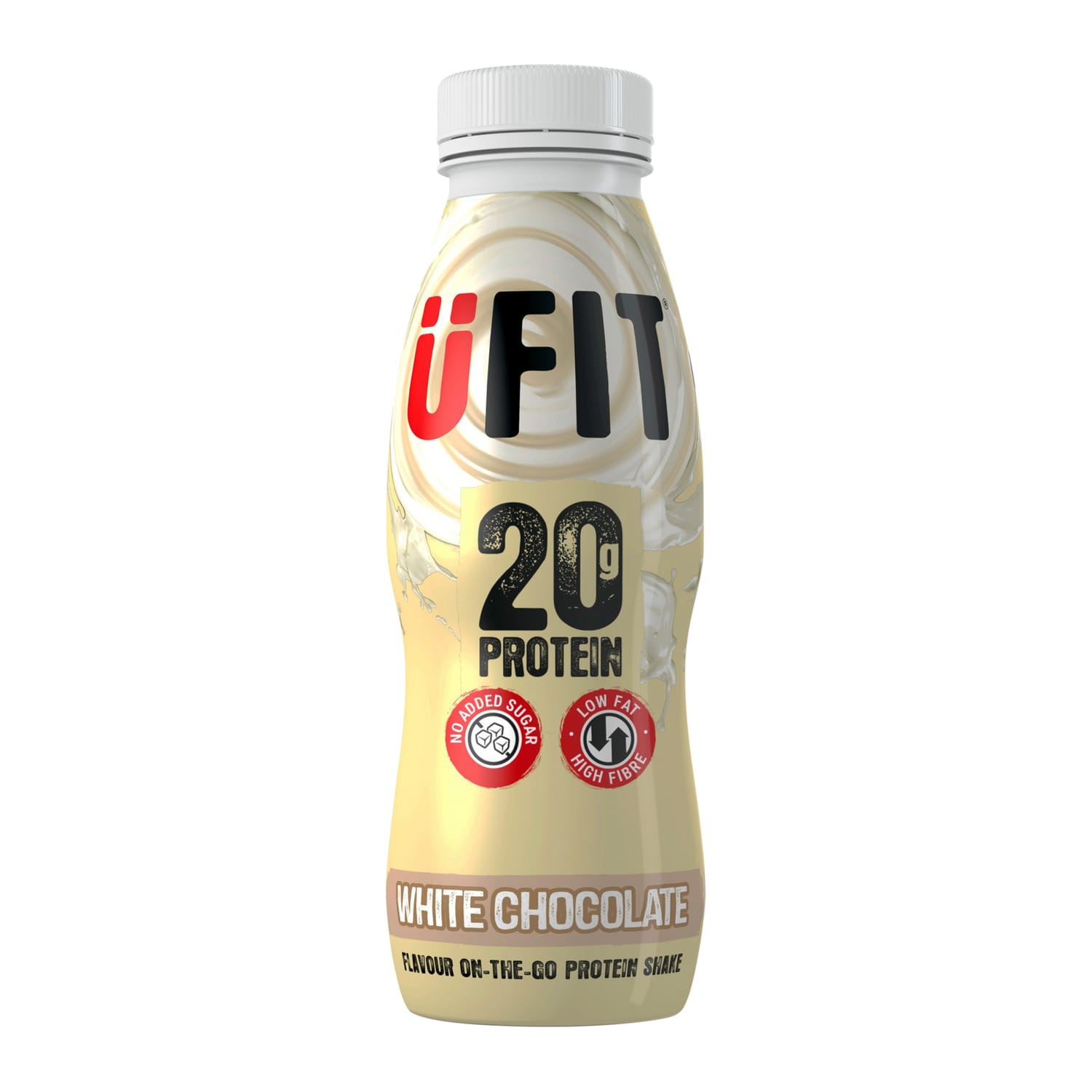 UFIT Protein Shake 250ml - White Chocolate x12 | Home Bargains