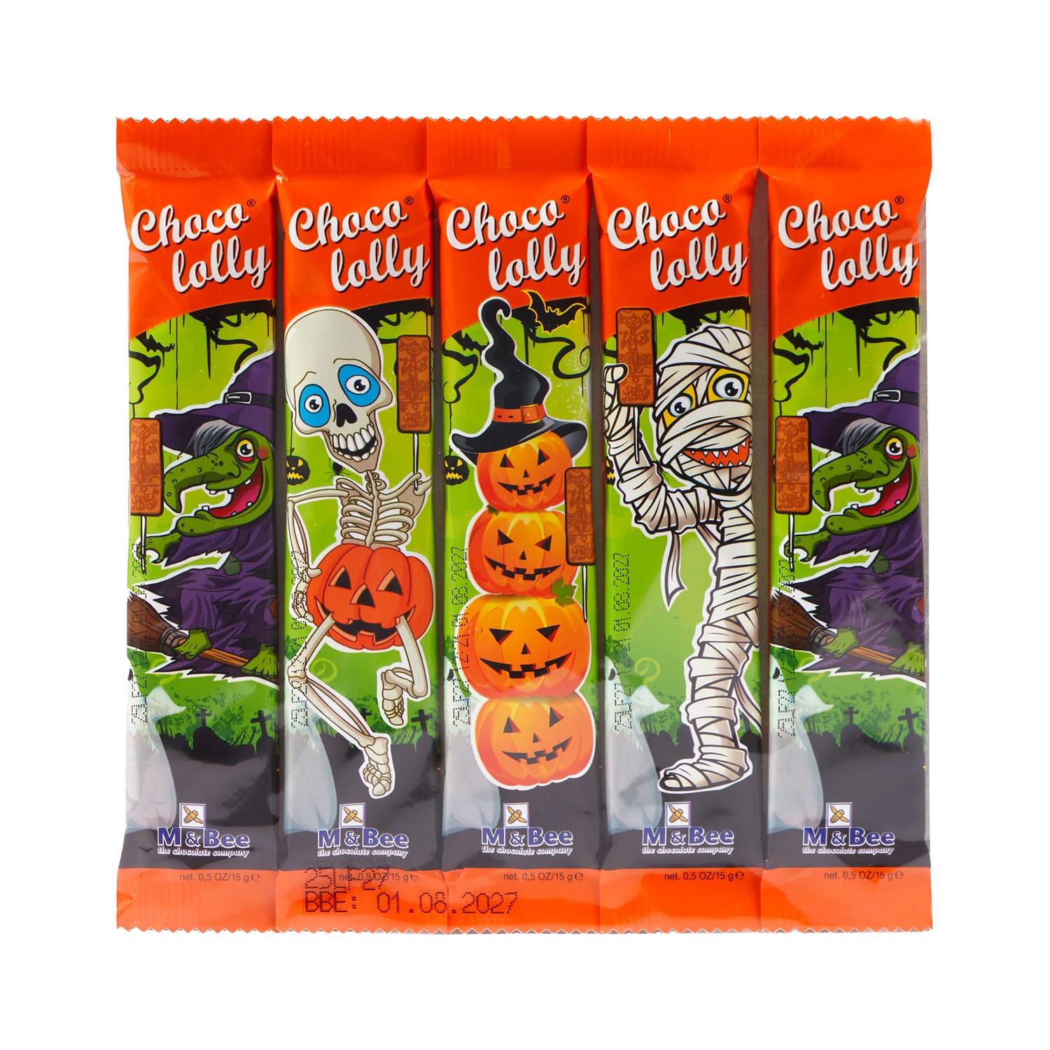 Halloween Choco Lolly 5 Pack | Home Bargains