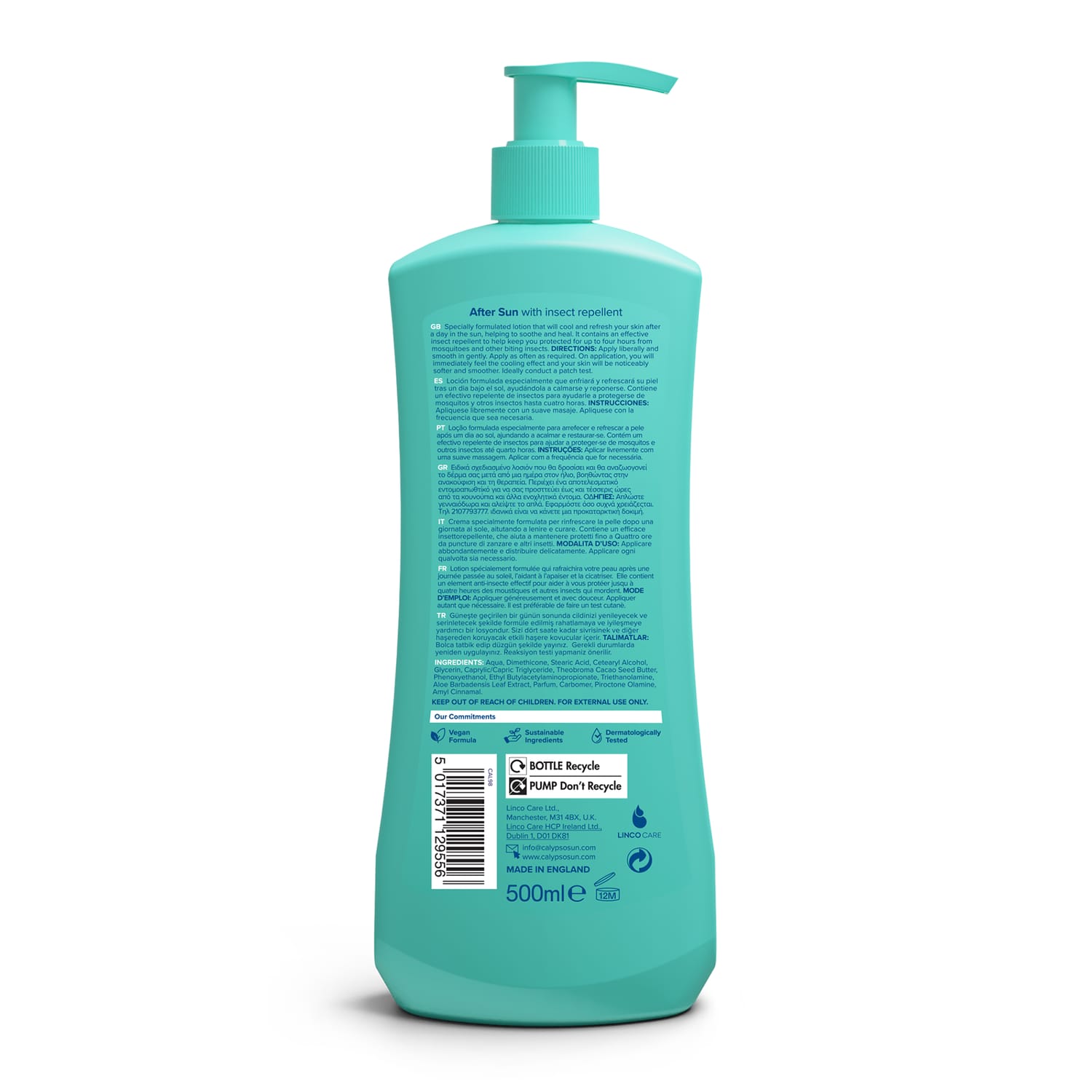 Calypso After Sun with Insect Repellent 500ml | Home Bargains