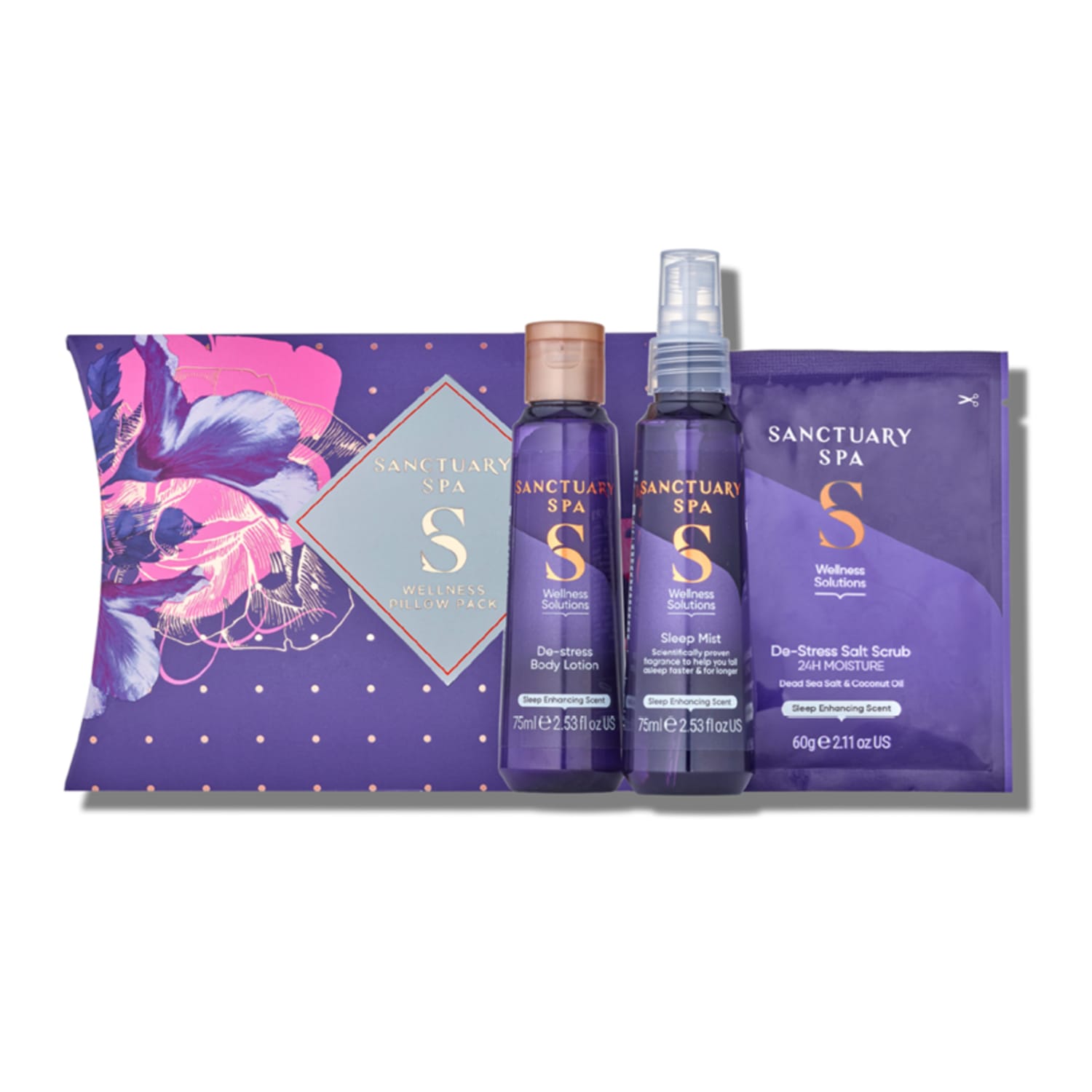 Sanctuary Spa Wellness Pillow Pack Gift Set | Home Bargains